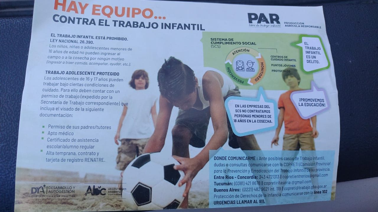 Citromax SACI | Child Labor Prevention